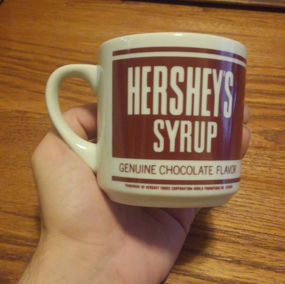Hershey's | Dining | Hersheys Syrup Coffee Mug Cup Chocolate | Poshmark